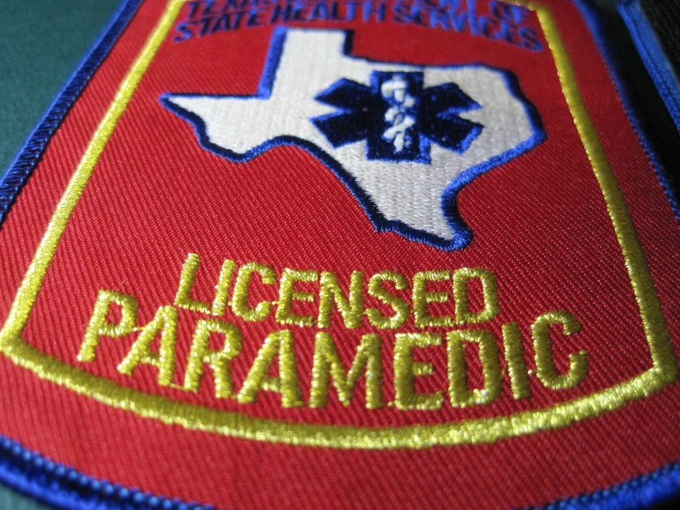 Texas Licensed Paramedic Patch Sew on Shoulder Size Full Color Great ...