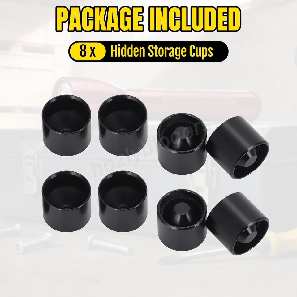 8PCS Dry Storage Hidden Cups for Maglite C Cell Flashlights - Anodized ...