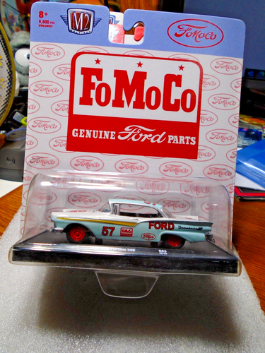M2 Machines FoMoCo Genuine Ford Parts 1957 Ford Fairlane 500 Light Blue ...