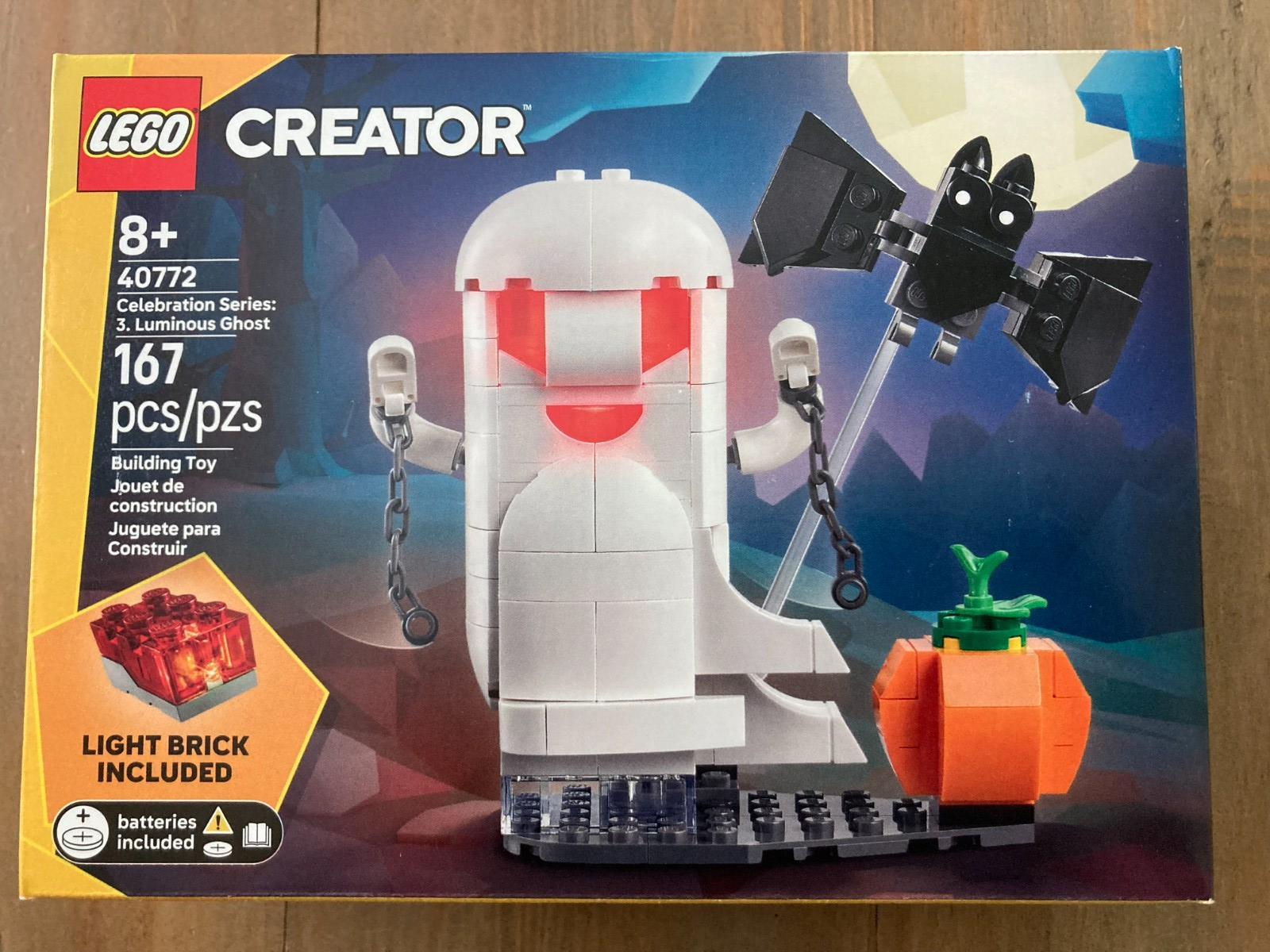 LEGO 40772 Celebration Series: 3. Luminous Ghost - GWP Promo Halloween ...
