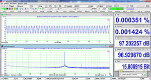 Real time FFT Noise Octave Distortion Audio Analyzer MLS Pink Noise ...