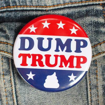 DUMP DONALD TRUMP BUTTONS - us presidential election 2020 democrat pin ...