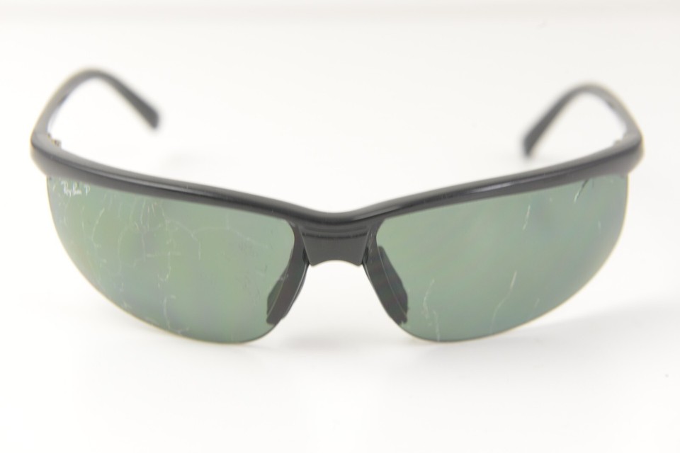Ray-Ban Sunglasses RB 4021 601/9A Black/Green POLARIZED NO LENS! | eBay