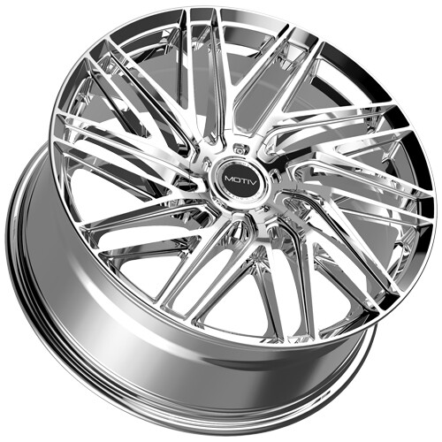 (Set of 4) Motiv 429C Align 22x9 5x4.5"/5x120 +40mm Chrome Wheels Rims ...