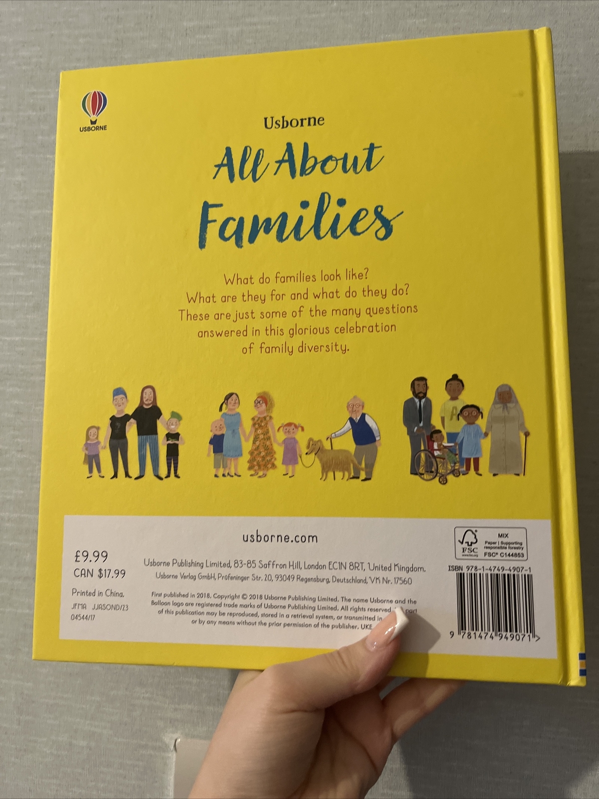 Usborne All About Families Book | eBay UK