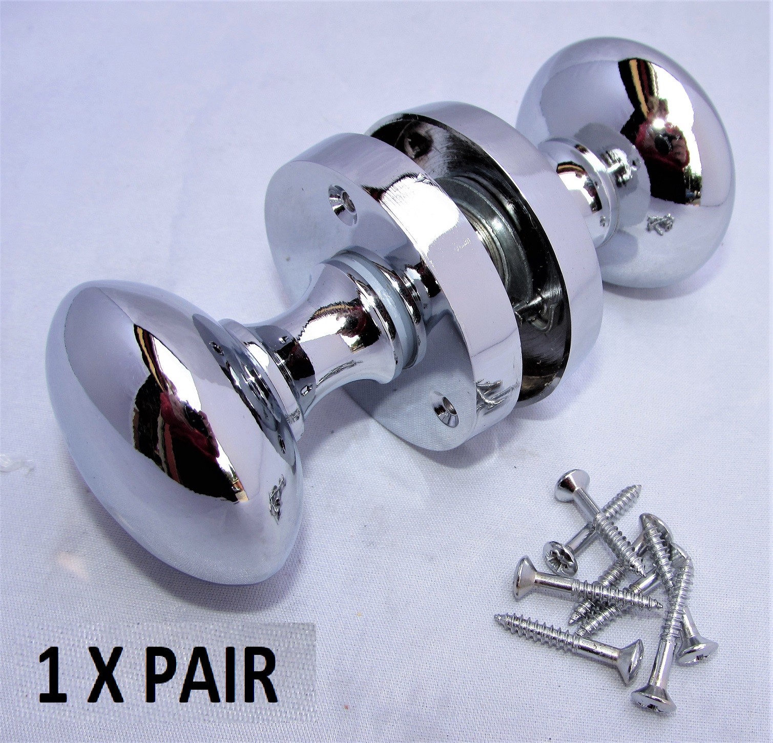 Chrome MODERN Round Internal Door Knobs SETS Mortice Interior Door Handles D7 | eBay