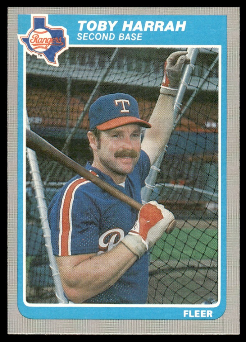 1985 Fleer Update Toby Harrah Texas Rangers #U-49 | eBay