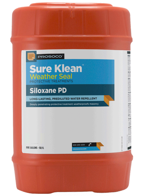 Prosoco Sure Klean Weather Seal Siloxane PD Masonry Cleaner 5 Gallons ...