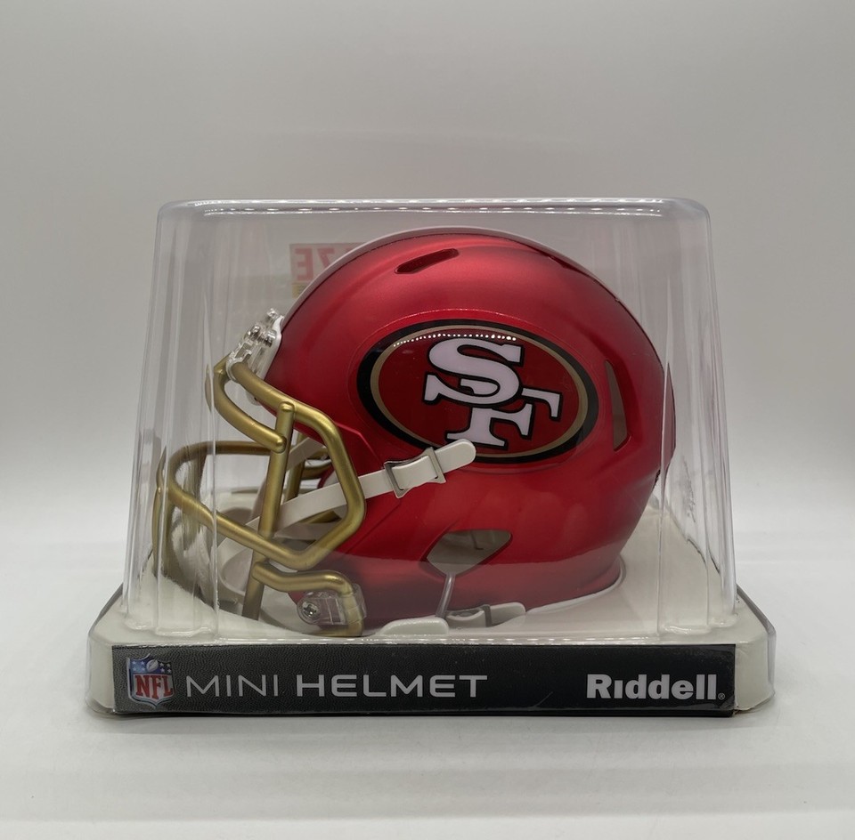 San Francisco 49ers NFL Riddell Blaze Alternate Mini Helmet! Date Code ...