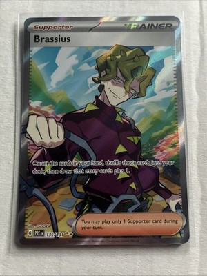Brassius 135/131 Prismatic Evolutions Ultra Rare Full Art Supporter ...