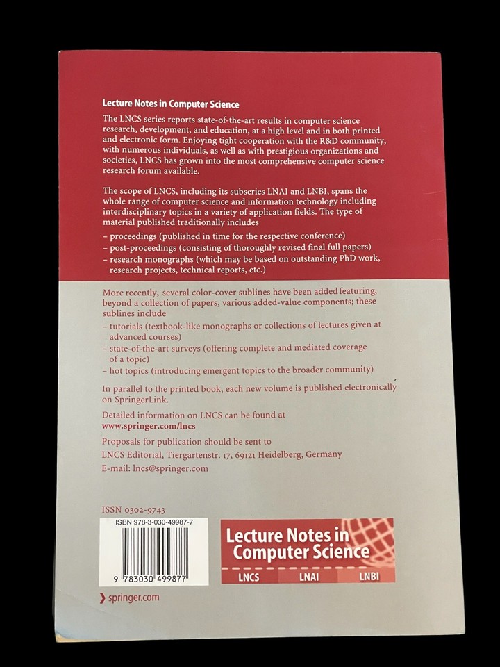 Lecture Notes in Computer Science Ser.: Mathematical Optimization ...
