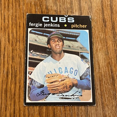 1971 TOPPS CHICAGO CUBS FERGIE JENKINS #280 VG-EX HALL OF FAME Clean | eBay