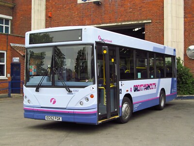 First Eastern Counties 43862 EG52FGK 6x4 Quality Bus Photo b | eBay UK