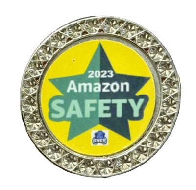 Safety star award Amazon Employee Peccy Pin | eBay