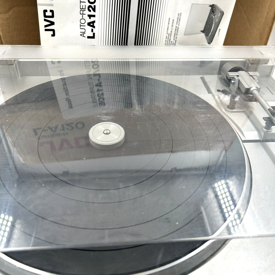VINTAGE JVC MODEL L-A120 TURNTABLE System Auto Return With Box Untested ...