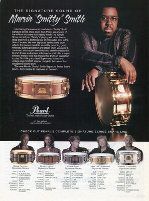 1999 Print Ad of Pearl Marvin Smitty Smith Signature Series Snare Drum ...