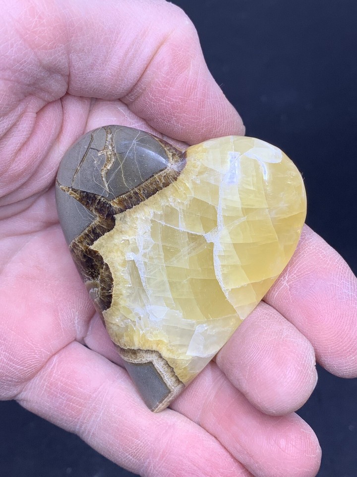 Septarians Nodule Heart ( Utah ) With Description Card | eBay