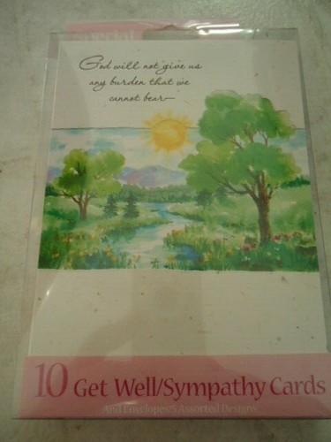 Get Well/Sympathy Cards Set of 10 Cards & Envelopes | eBay