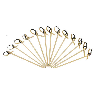 Black & Tan Japanese Bamboo Cocktail Stick Swords Cute Aperitif Picks ...