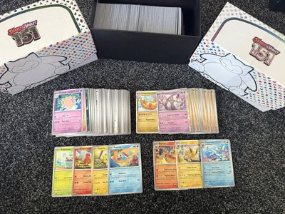 POKEMON S&V 151 BULK BUNDLE - 100 cards - No Dups -85 Common - 15 ...