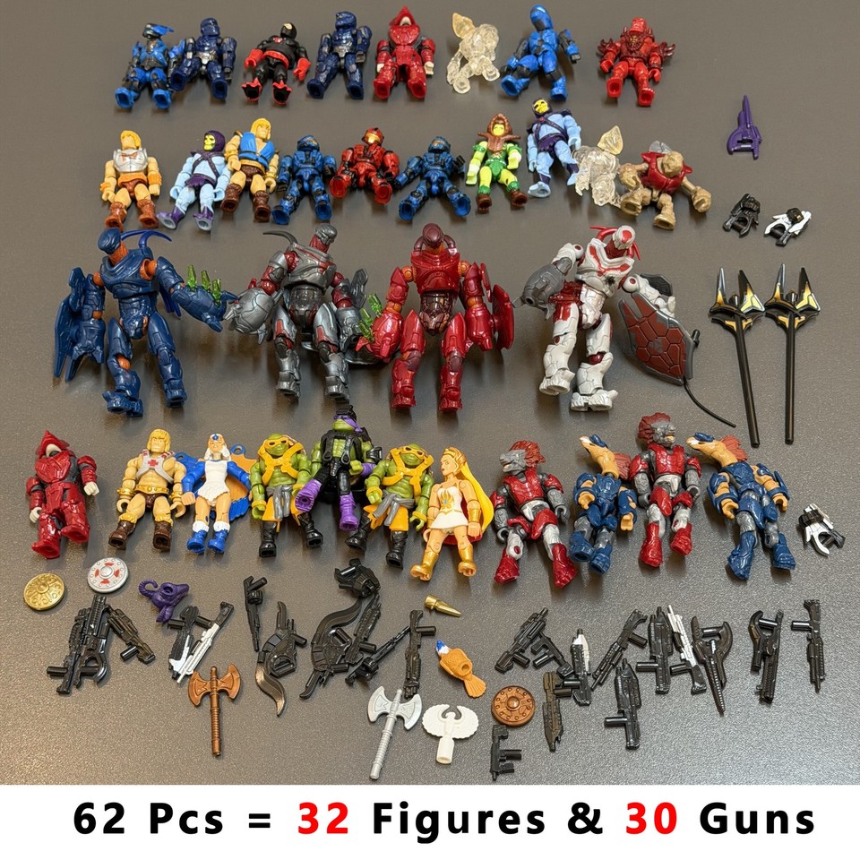 62 New Mega Bloks Construx Halo Infinite HUNTER Master of universe ...