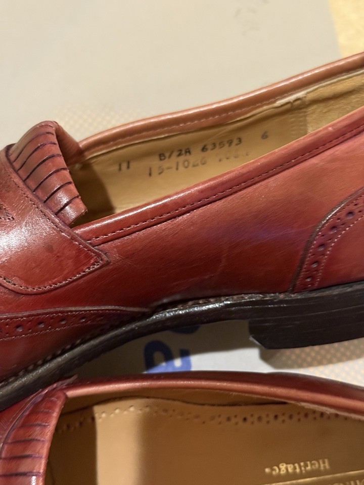 Johnston & Murphy Heritage Men's Penny Loafers Men’s 11B MADE IN USA ...