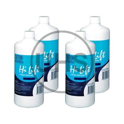 4 x Hi Lift Peroxide Zero Lift Converter - 1 Litre | Hair Colour ...