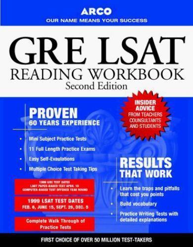 GRE LSAT Reading Workbook by Mark Alan Stewart and Arco Publishing ...
