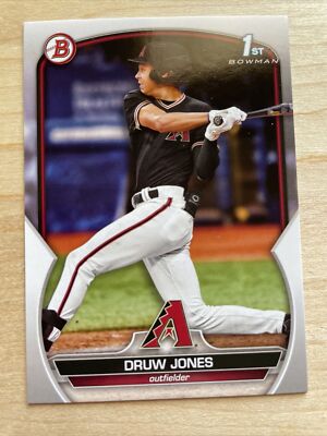 Druw Jones 2023 Bowman baseball first Bowman paper rookie card FIRST | eBay