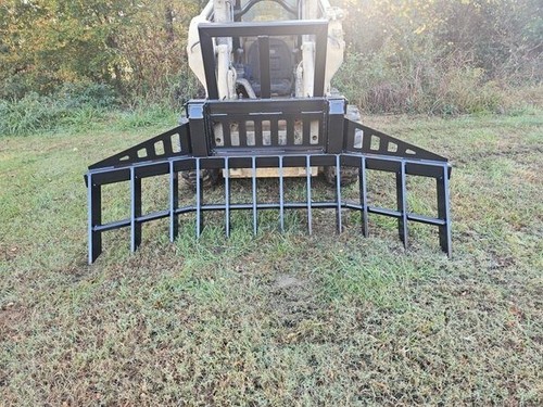 96" Severe Duty Root Rake/skidsteer/tractor Universal Hookup | eBay