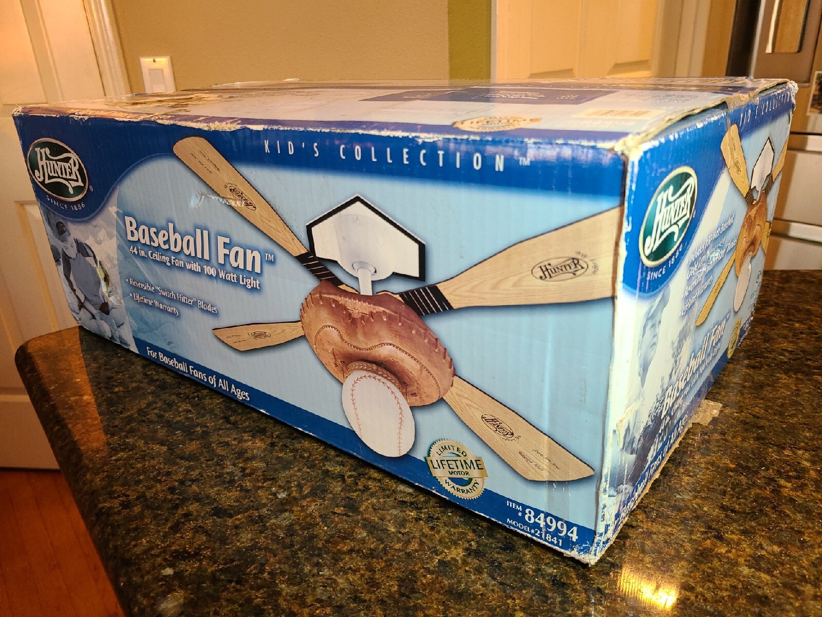 Hunter Baseball Bat Ceiling Fan | Shelly Lighting