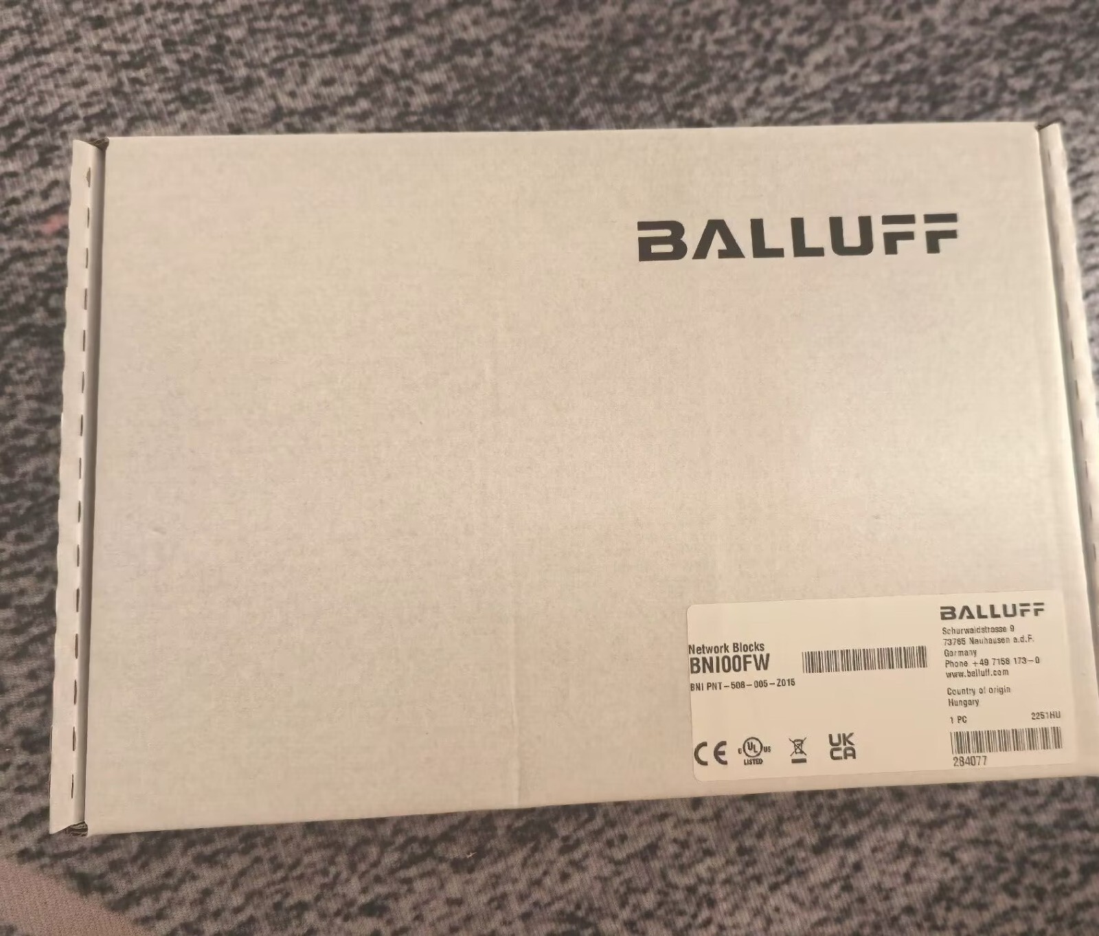 BALLUFF BNI00FW BNI PNT-508-005-Z015 network blocks new in box dhl ...