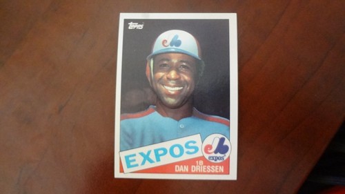 1985 TOPPS # 285 DAN DRIESSEN BASEBALL CARD | eBay