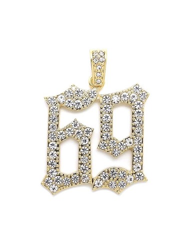 Iced Rapper TEKASHI 69 Pendant & 20" Box, Cuban, Rope Chain Hip Hop ...