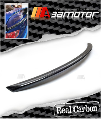 Carbon Fiber Rear Trunk Spoiler Wing fits MITSUBISHI Lancer Evolution X ...