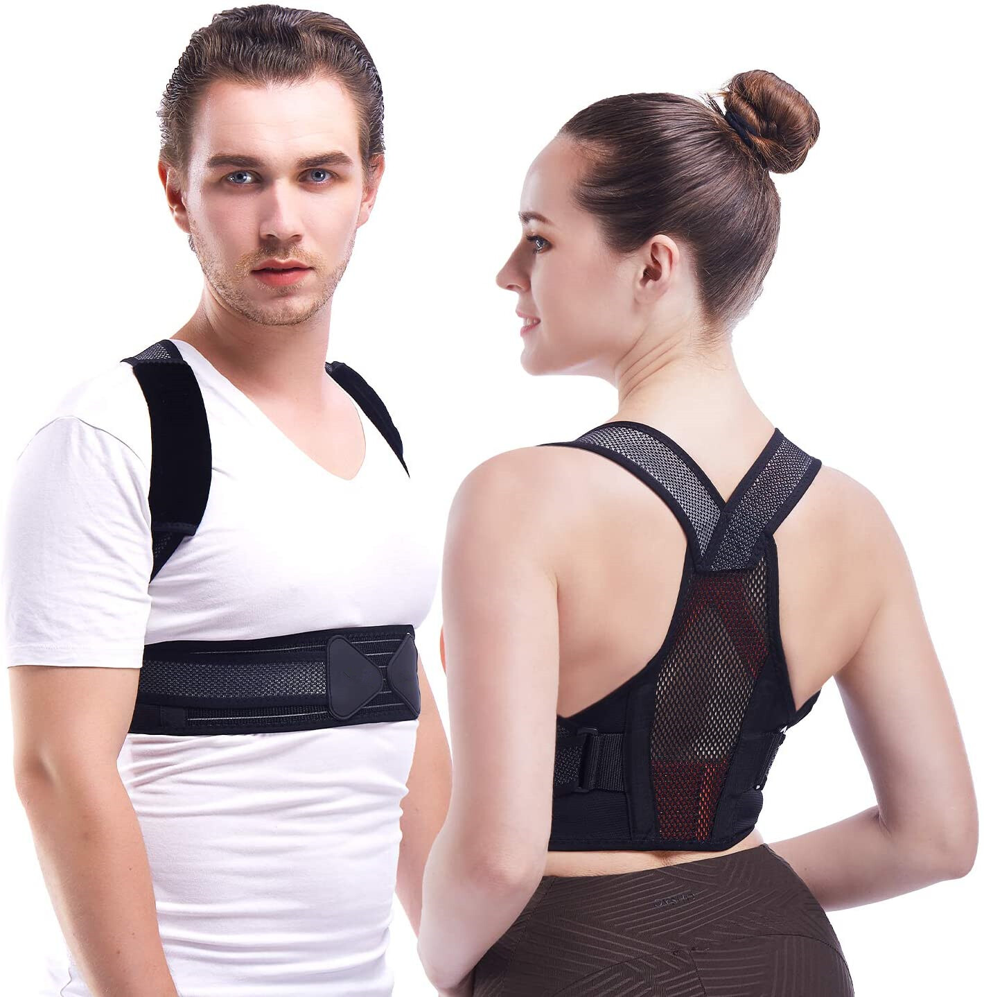 Invisible Posture Corrector For Women And Men - Adjustable (XL,39-50 ...