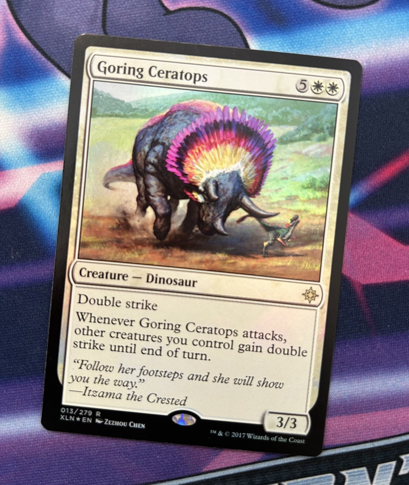 MTG: Goring Ceratops [Ixalan] FOIL. Magic The Gathering 13/279 Rare | eBay