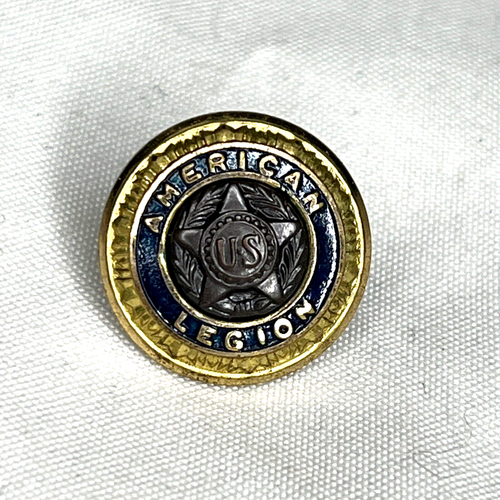 American Legion Button War Veterans Military Vintage Enameled Waterbury ...