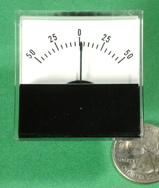 Meter Honeywell MS1T 50 UA CALIBRATED in DBV (decibels) and FM ...