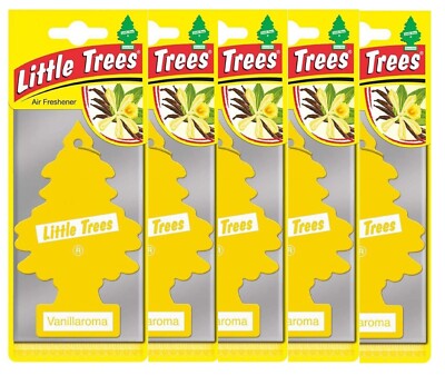 5x Magic Little Tree Air Freshener Vanilla Vanillaroma Scent Fragrance ...