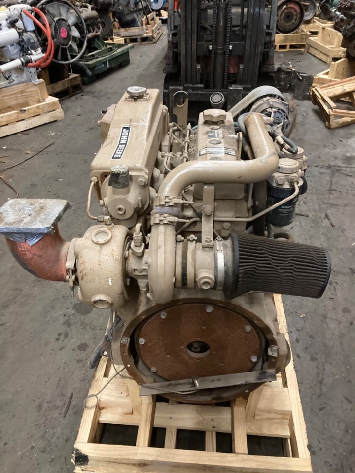 GOVERNMENT SURPLUS JOHN DEERE 4045 4045TFM75 MARINE DIESEL ENGINE | eBay