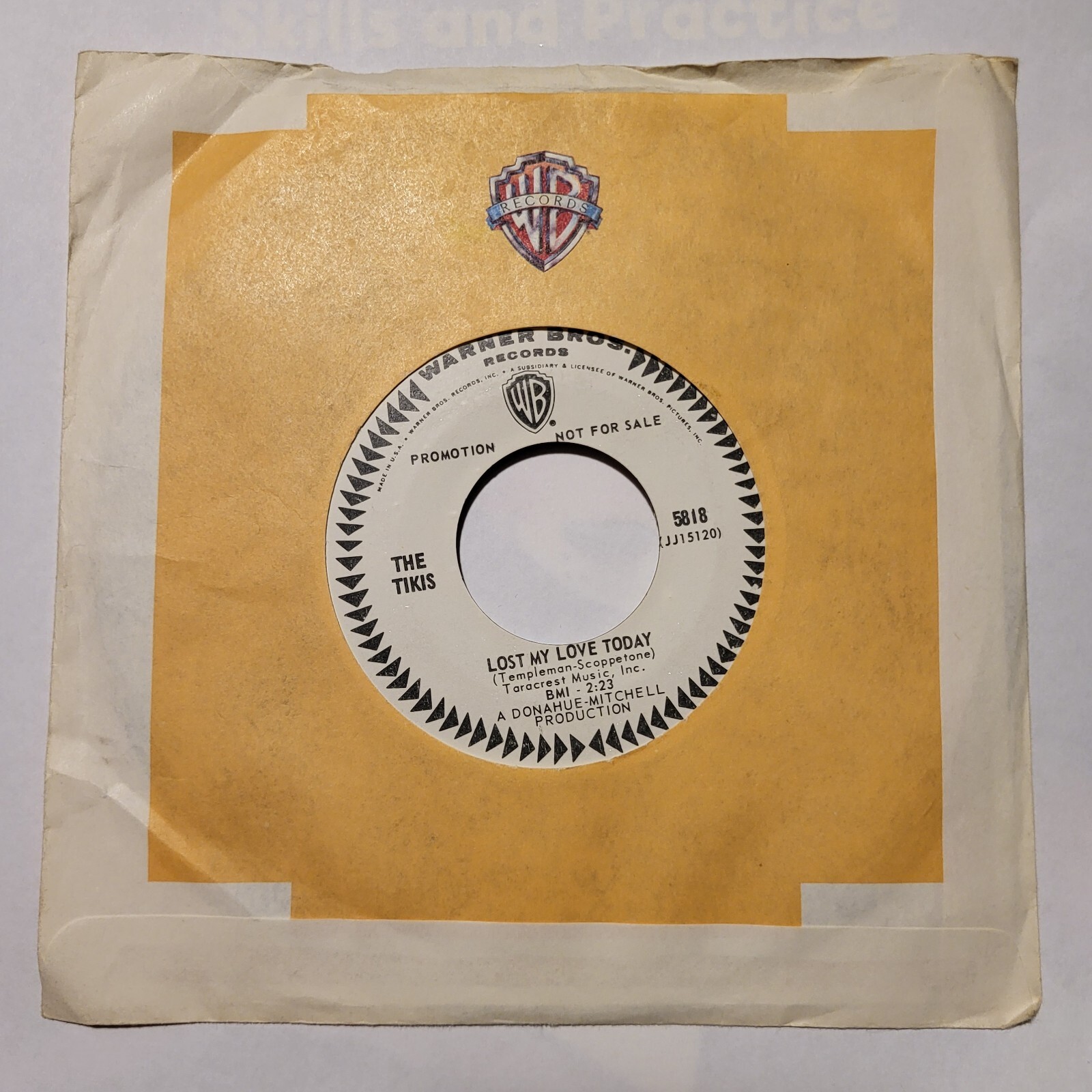 The TIKIS: Bye, Bye, Bye & Lost My Love Today WB Promotional Copy | eBay