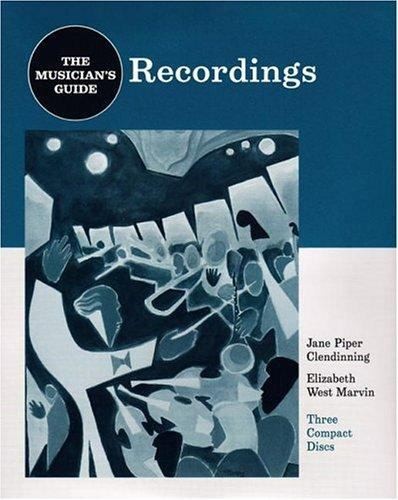 Recordings+%3A+The+Musician%27s+Guide+by+Elizabeth+West+Marvin+and+Jane ...