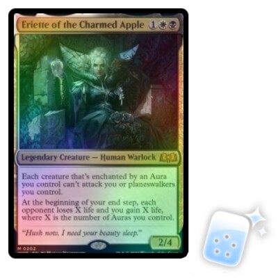 FOIL ERIETTE OF THE CHARMED APPLE Wilds Of Eldraine WOE Magic MTG MINT ...