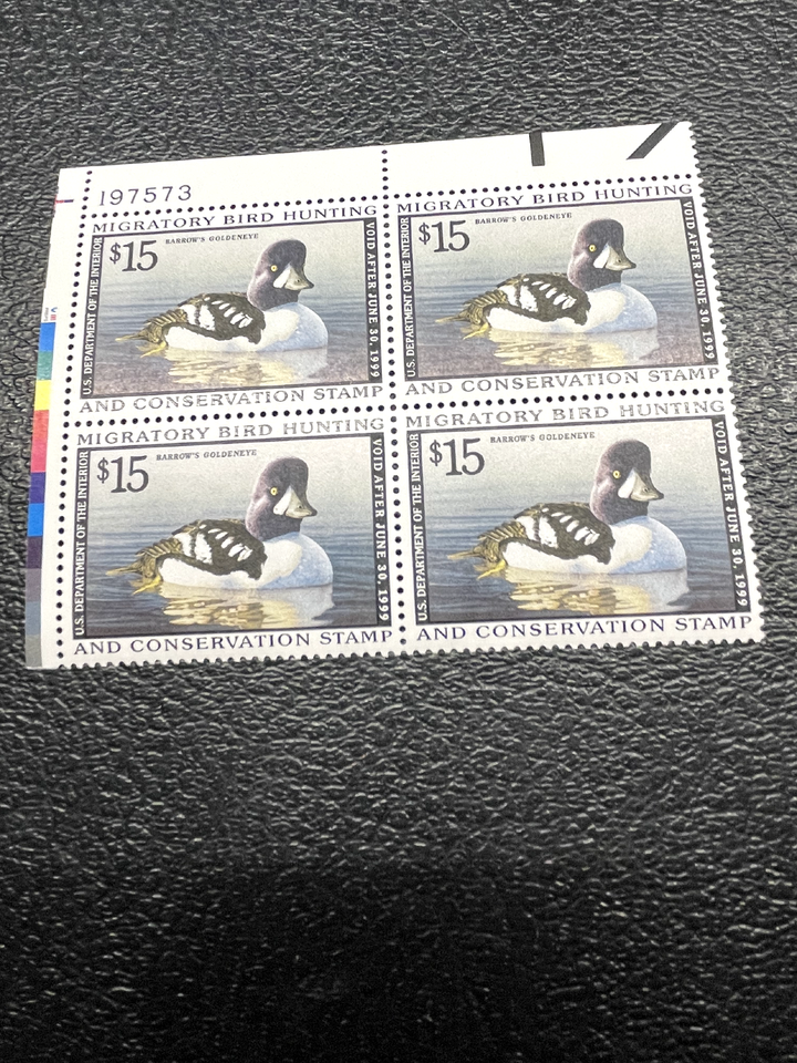 Federal Duck Stamp RW75 Plate Block MNH 2008-2009. FREE SHIPPING. | eBay