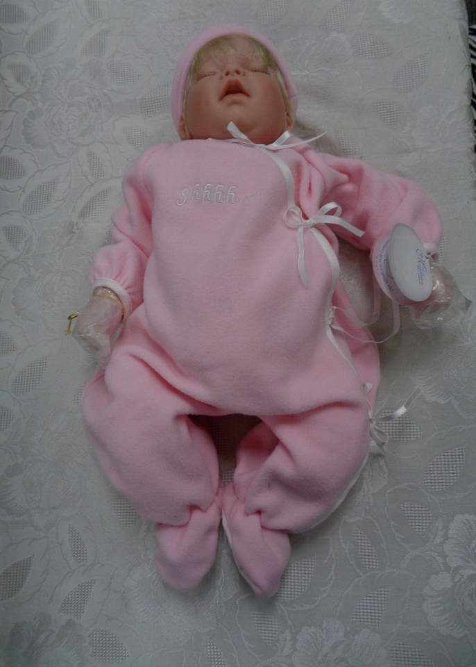 NWT Lee Middleton Original Doll Shhhh... Baby Sleeping By Reva Schick ...