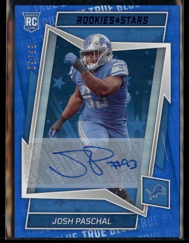 2022 Panini Rookies & Stars - Rookies Josh Paschal #192 True Blue ...