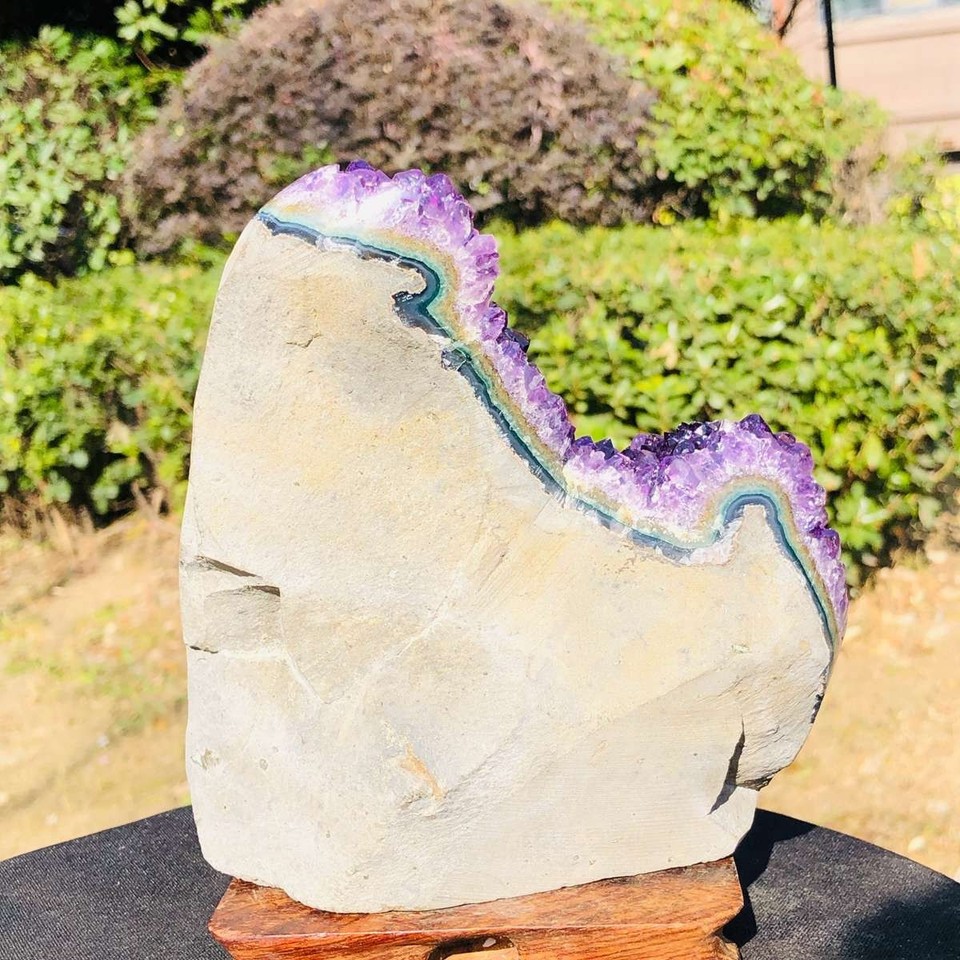 4.88LB Natural Uruguayan Amethyst Quartz Cave Geode Crystal Healing | eBay