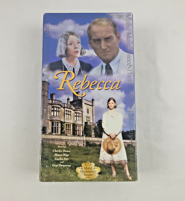 Rebecca 1997 VHS 2 Tape Set Charles Dance Diana Rigg English Drama ...