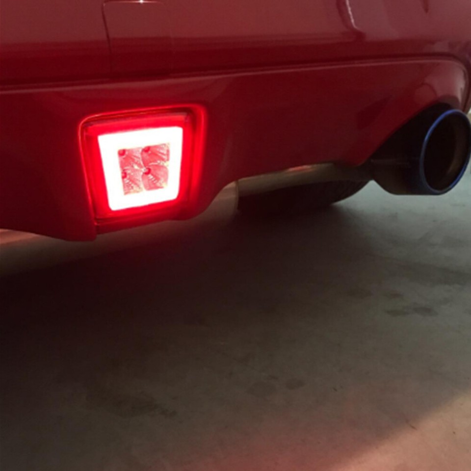 Clear 3-in-1 Led Rear 4th Brake Light Reversing Fog Lamp For Nissan ...